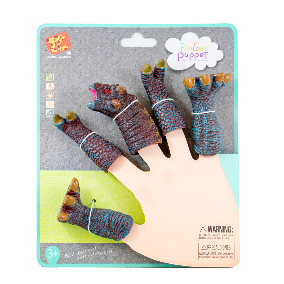 Dinosaur Finger Puppet | Ankylosaurus Kaboodles Toy Store - Victoria